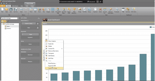Design Your Own Dashboards in netTerrain DCIM